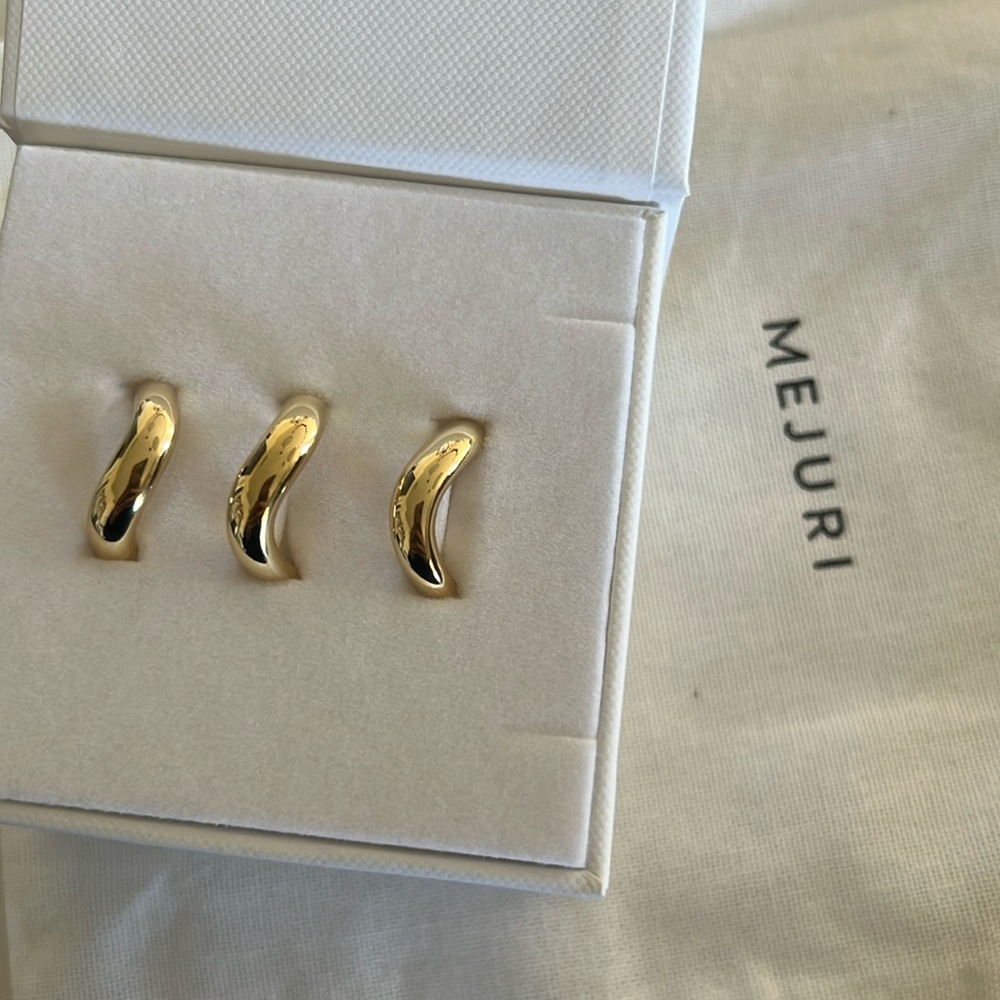 Mejuri Dme Figure Ring 3 Sets - Gem